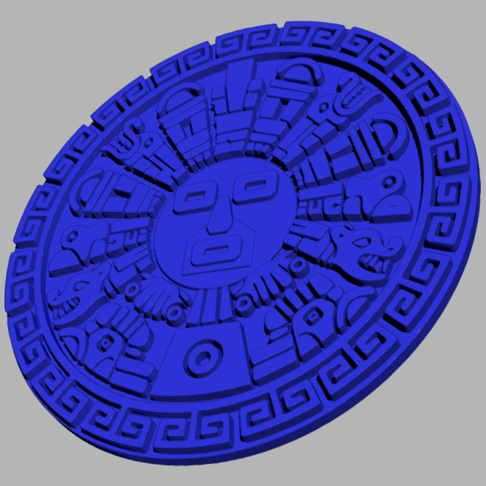 Файл STL inti the inca sun god ☀️ (OBJ)・Модель для загрузки и 3D печати ...