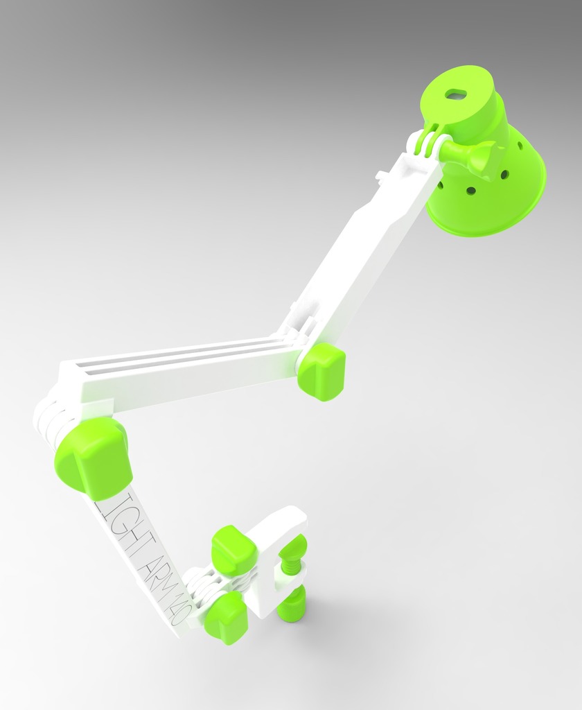 💪 Light Arm 140 - Full 3D・Free 3D File for ・Cults