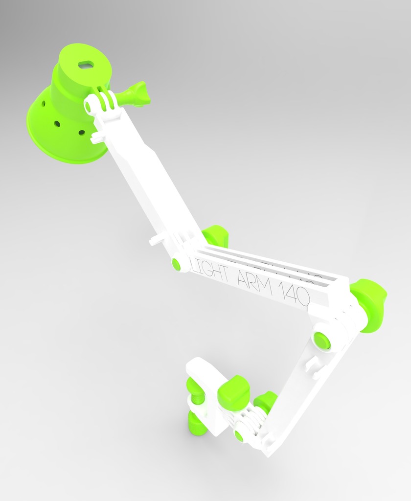 💪 Light Arm 140 - Full 3D・Free 3D File for ・Cults
