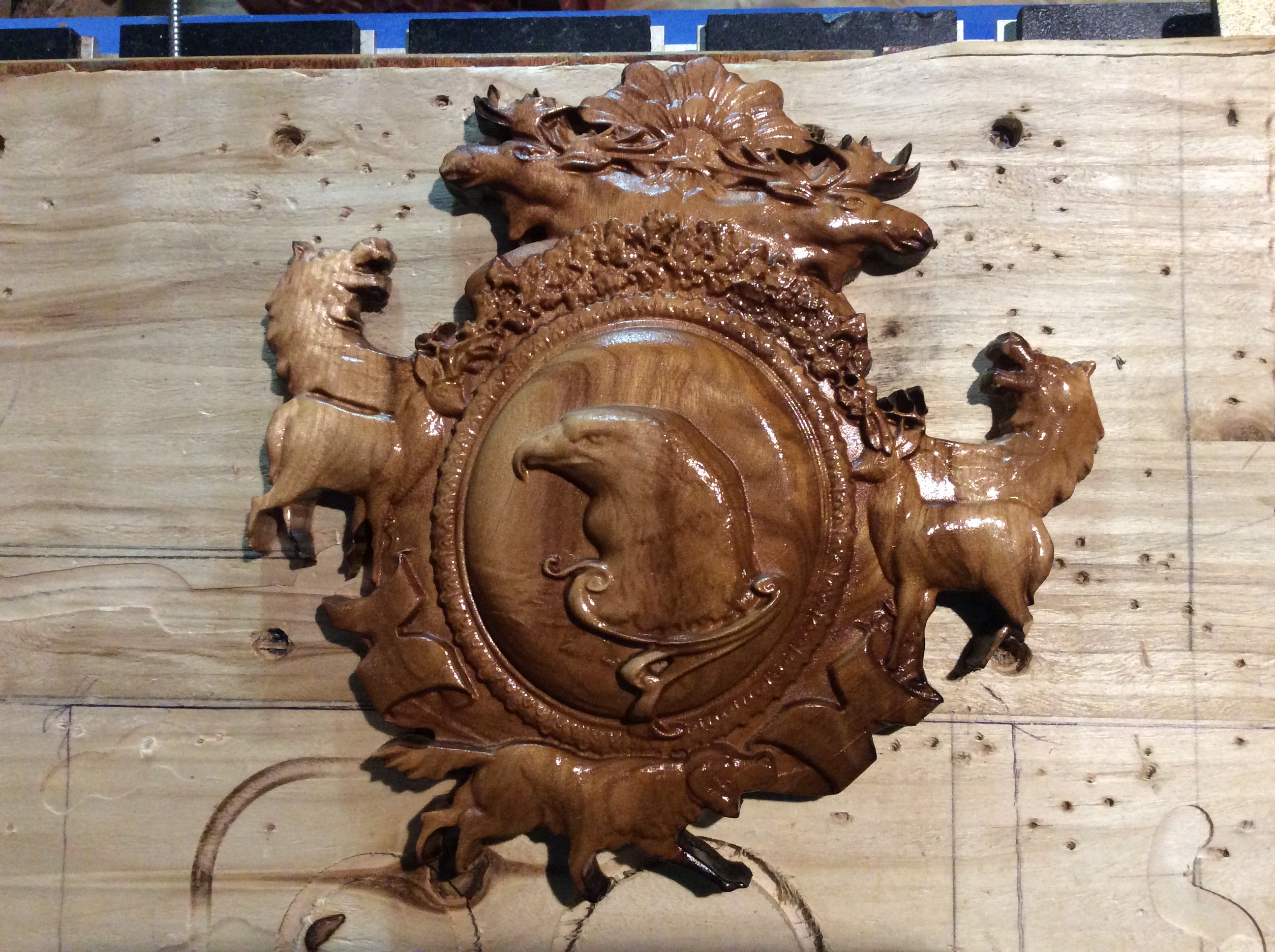 3D print Eagle cnc router frame weapon gun・made with CNC Router・Cults