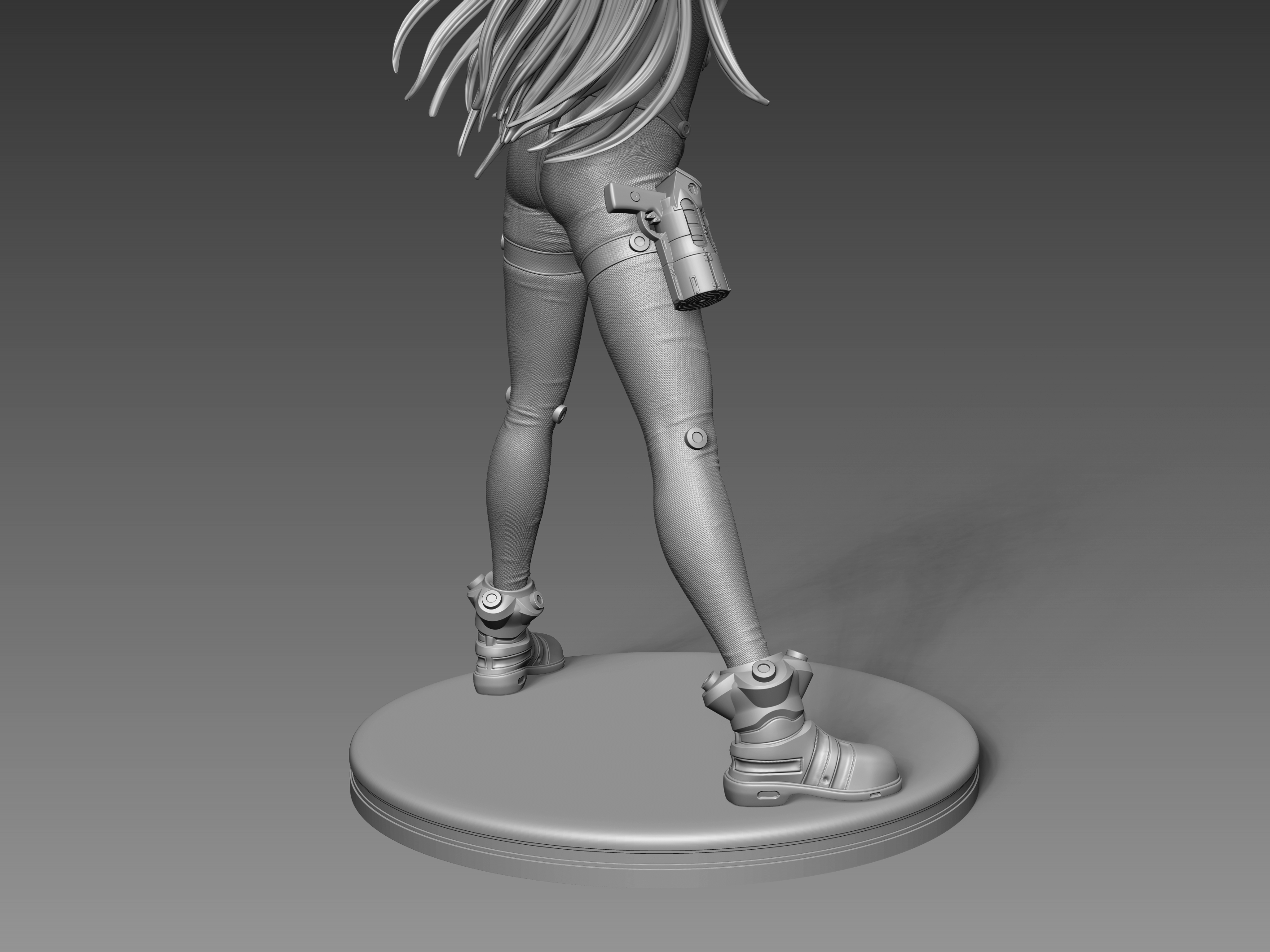 3D file Reika Shimohira Gantz Fan Art Statue 3d Printable 🎨 ・Template ...