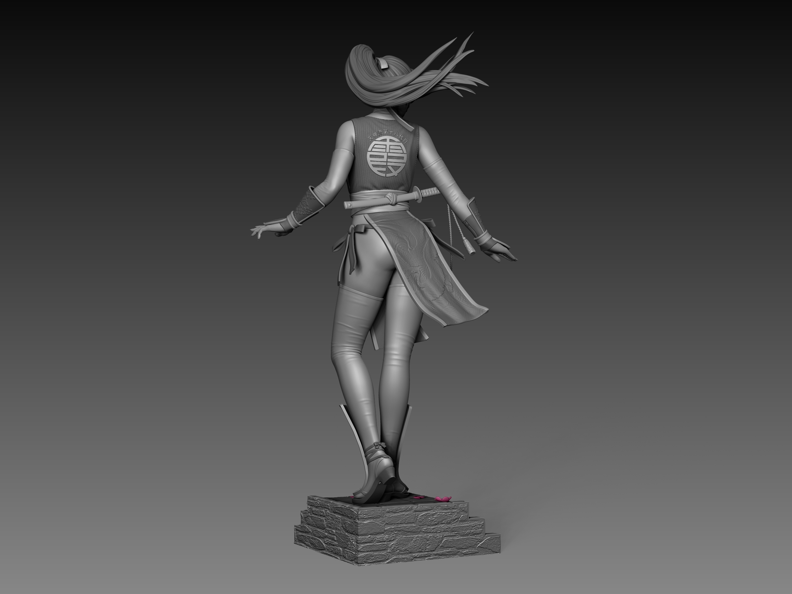 😵 Kasumi Dead or Alive Statue Fan-art 3d Printable 3D print model・ 3D ...