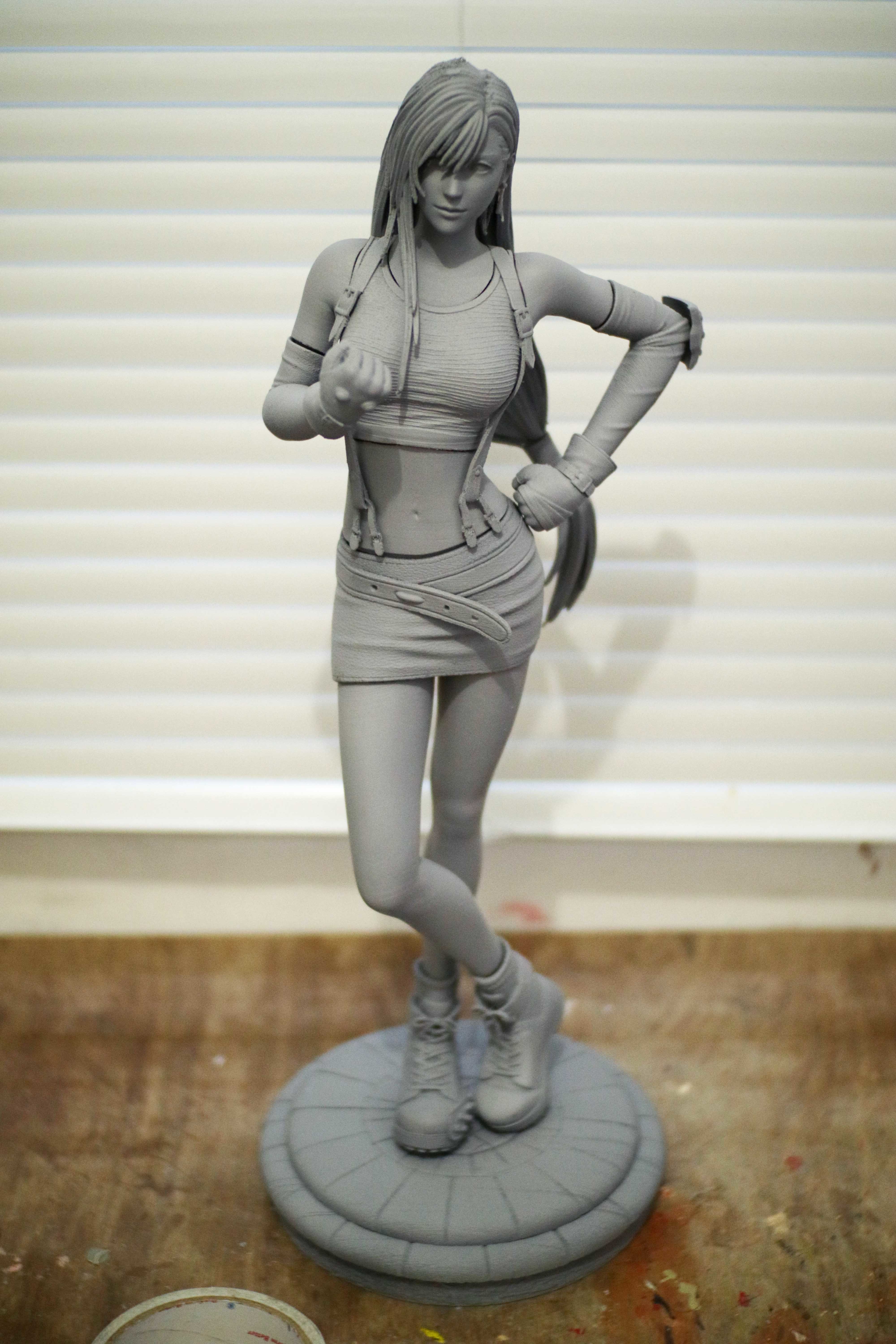 🗿 Tifa Lockhart Final Fantasy VII Fanart Statue 3d Printable・ 3D File ...