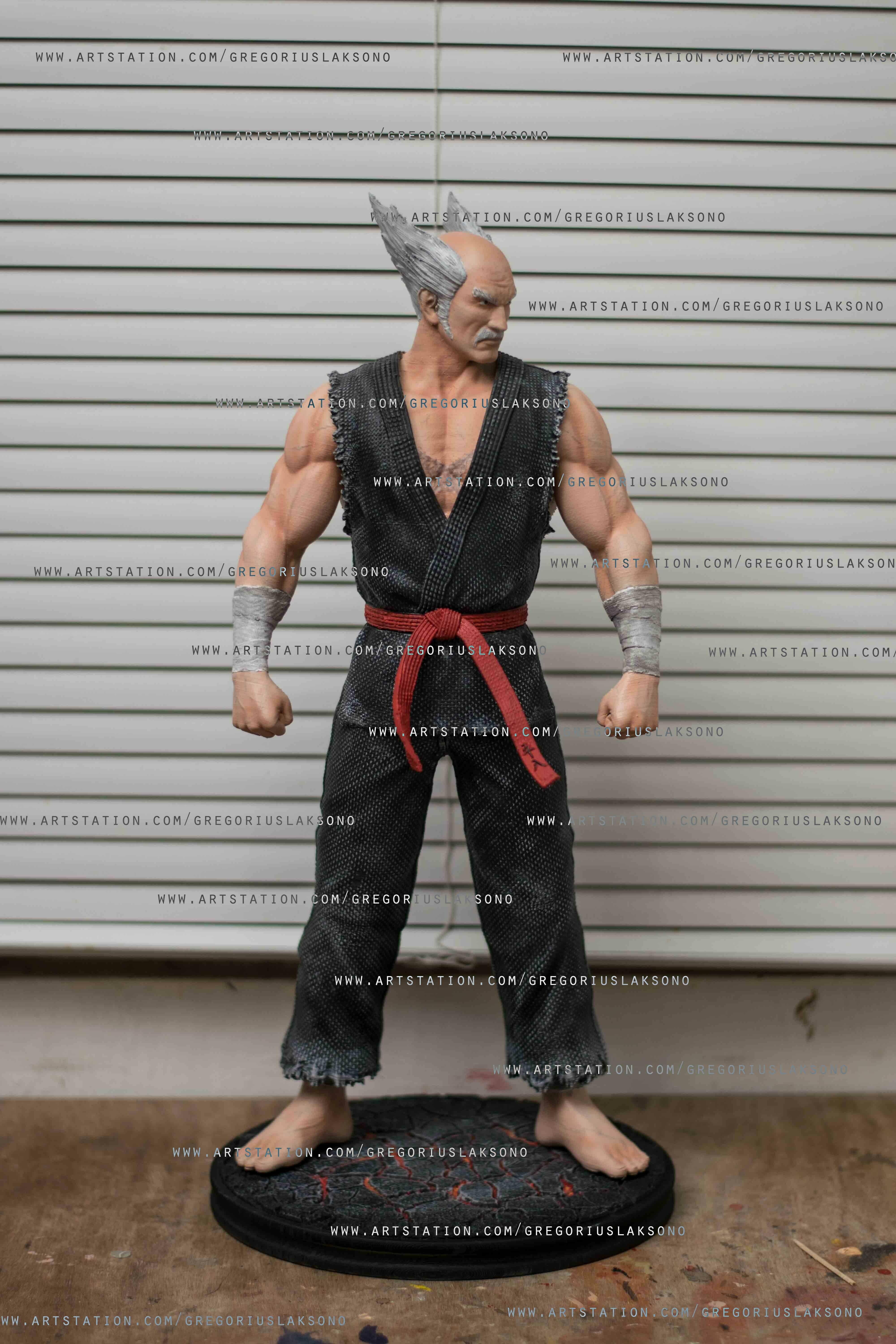 🎨 Tekken Heihachi Mishima Fan Art Statue 3d Printable・ 3D File for ・Cults