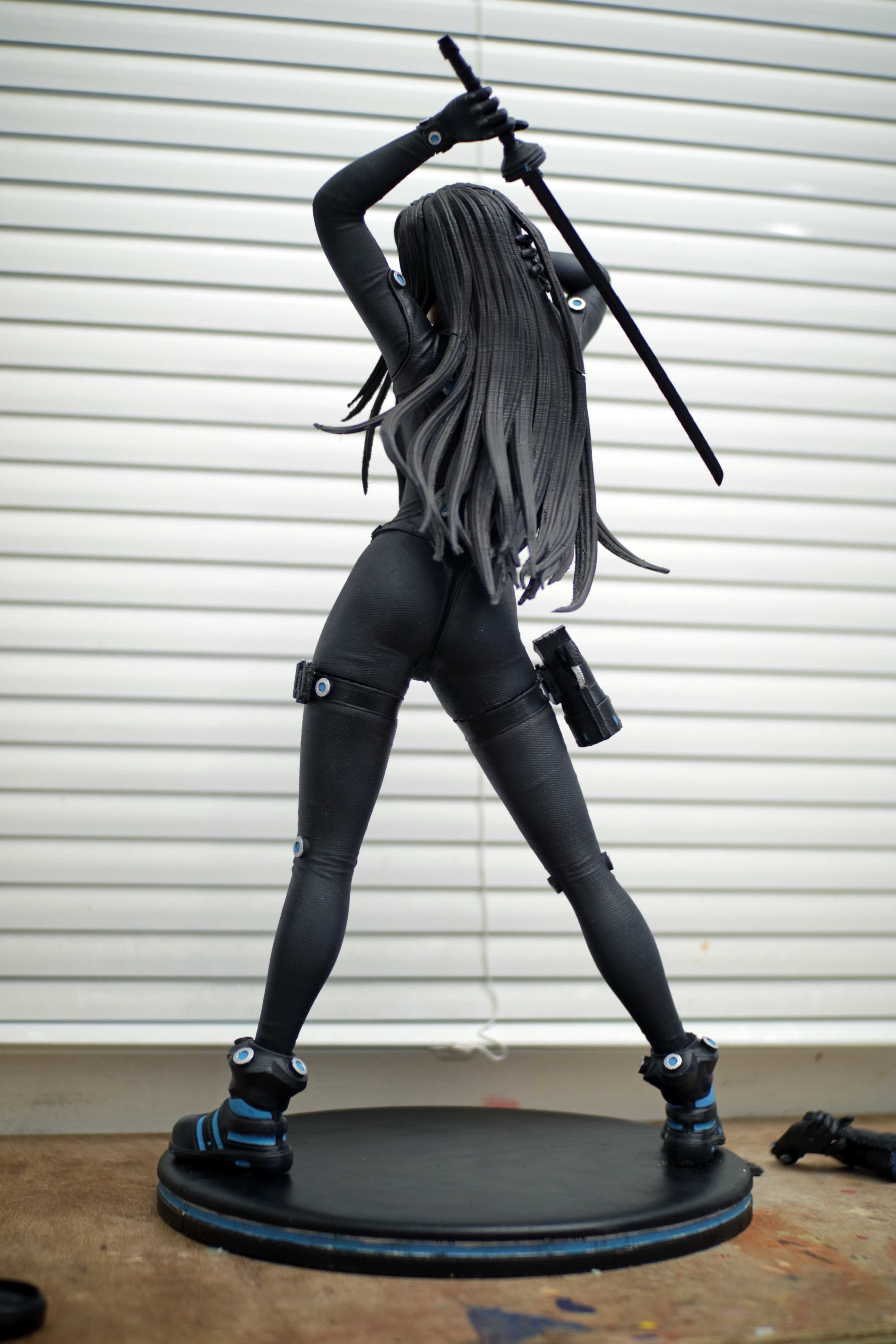 3D file Reika Shimohira Gantz Fan Art Statue 3d Printable 🎨 ・Template ...