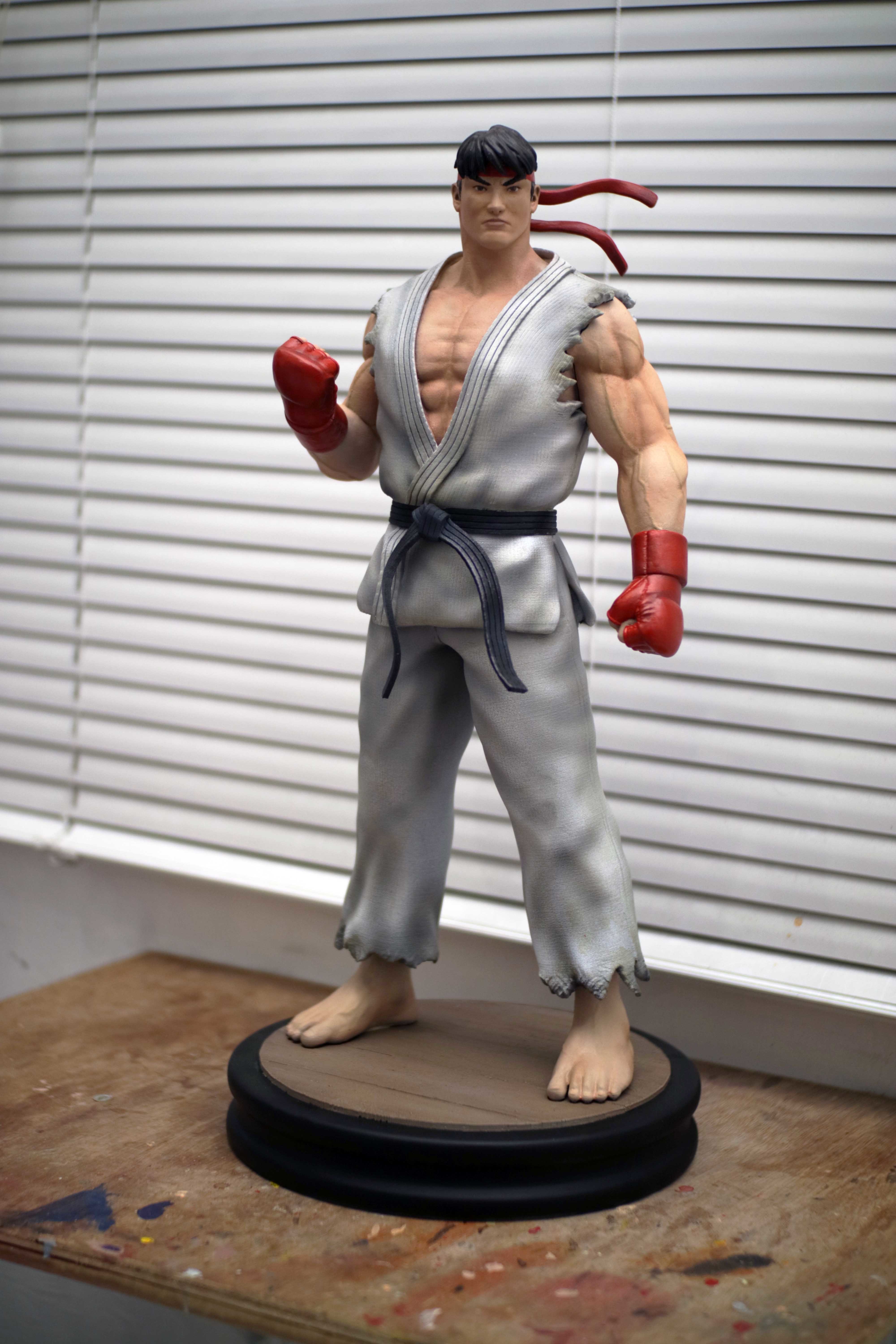 🗿 Ryu Street Fighter Fan-art Statue・ 3D File for ・Cults