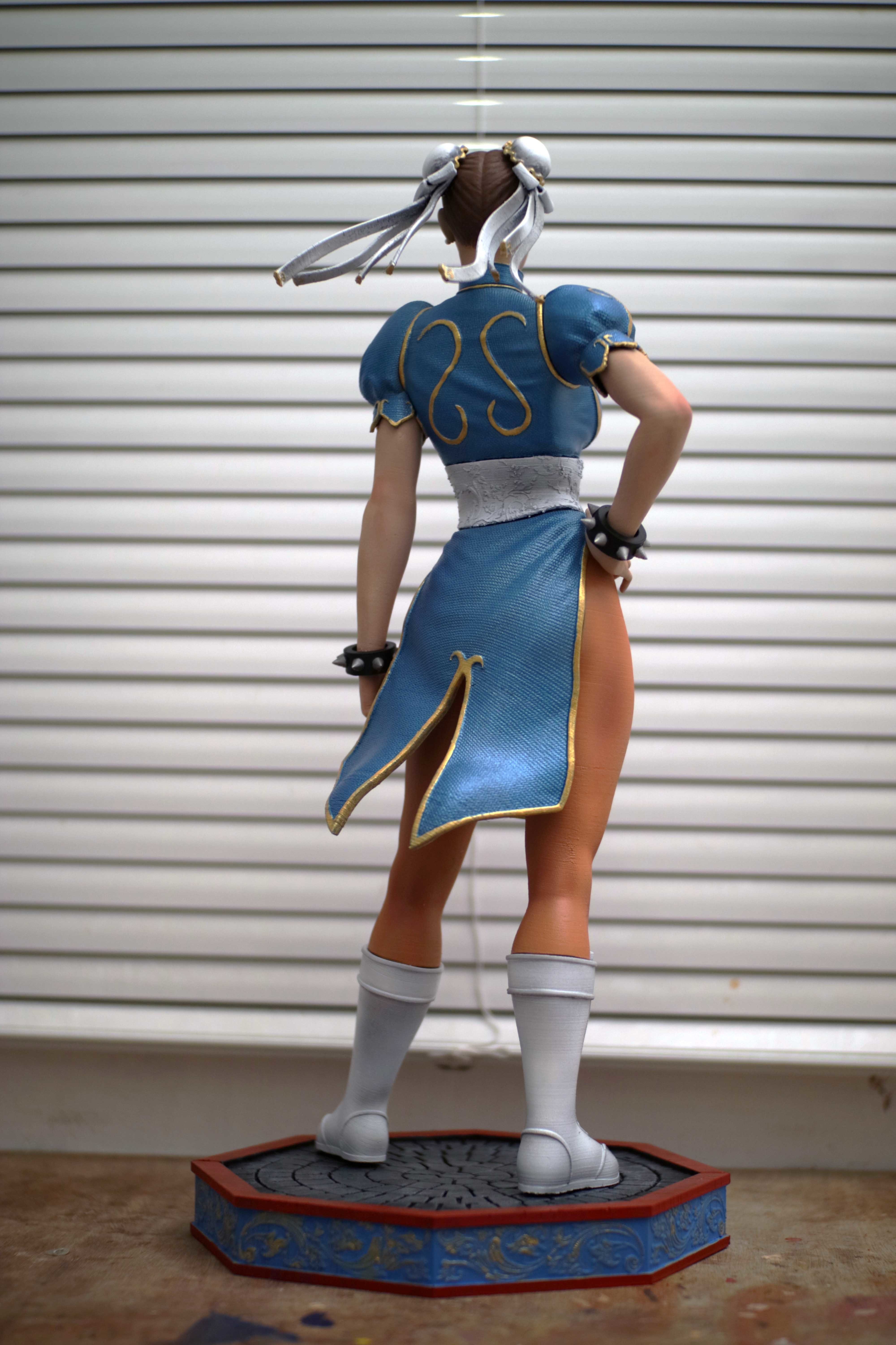 3D file Chun Li Street Fighter Fan-art Statue 🗿 ・3D print design to ...