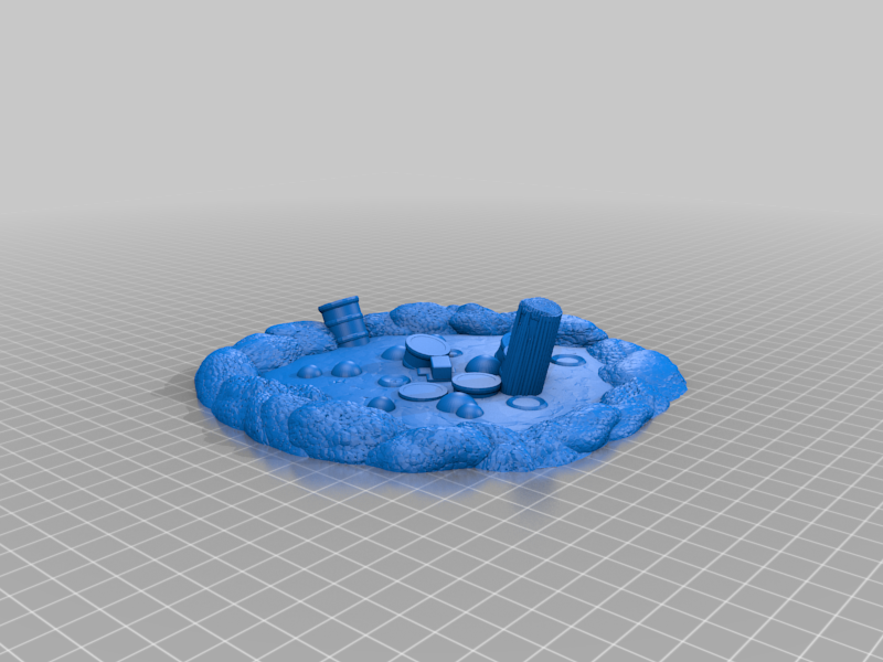 🎲 Toxic Waste Impassable Terrain・Free STL File for ・Cults