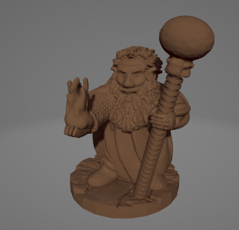 STL file Dwarf Hero Wizard 🧙 ・3D print object to download・Cults