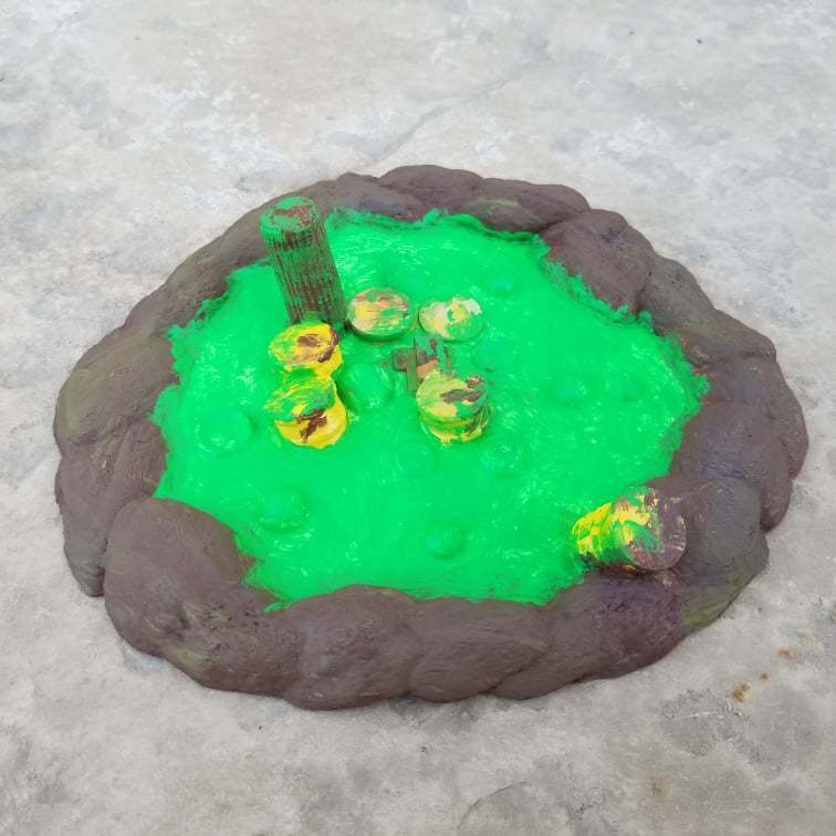 🎲 Toxic Waste Impassable Terrain・Free STL File for ・Cults