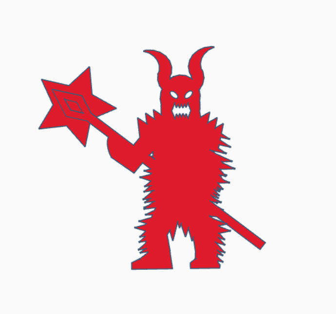 🎲 Demon Horror Meeple・Free 3D File for ・Cults