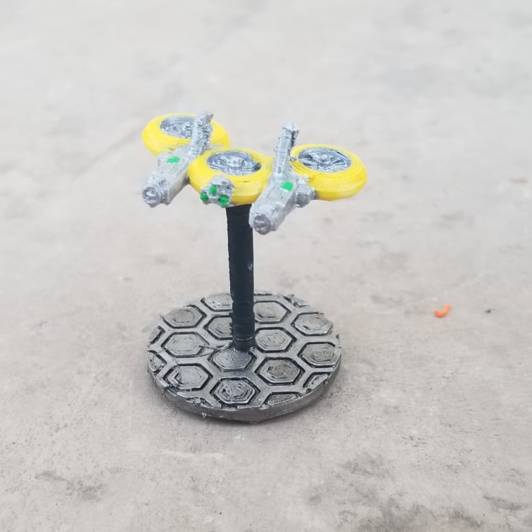 STL file Easy-Print Tri-Fan Flying Drone 🤖 ・3D printable model to ...