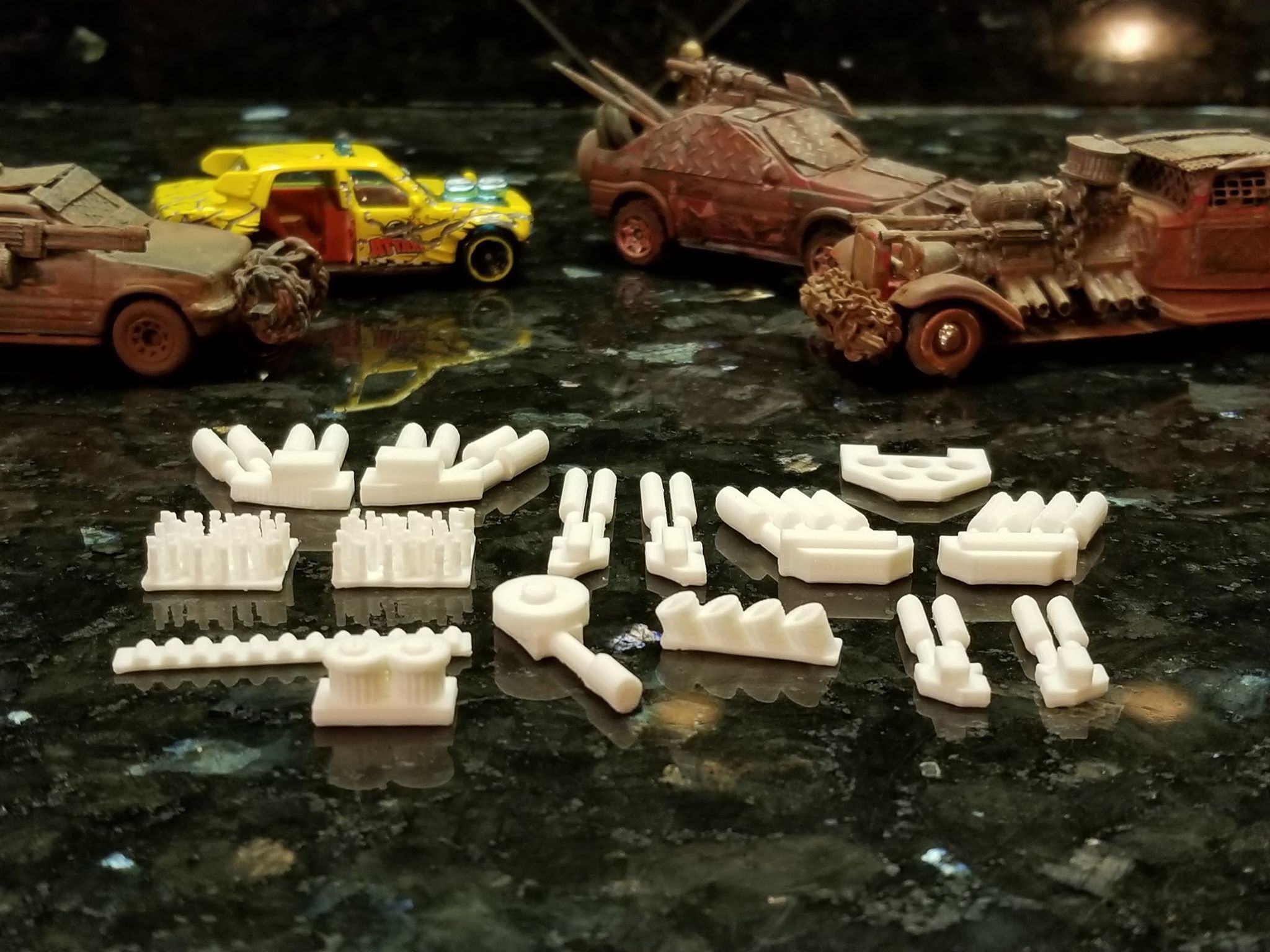 🎲 Gaslands Greebles #1 (Pipes and Such)・Free STL File for ・Cults