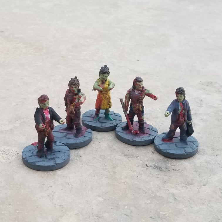 STL file City Zombies Pack (5 Zombies!) 🏙️ ・3D printable model to ...