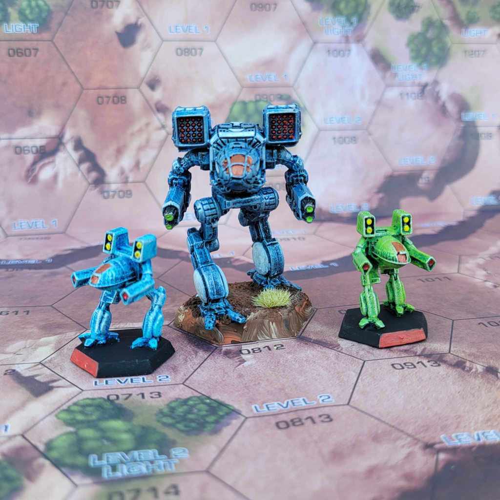 🐺 Shamanu Protomech (Dwarf Wolf - Angry Kitten)・Free 3D File for ・Cults