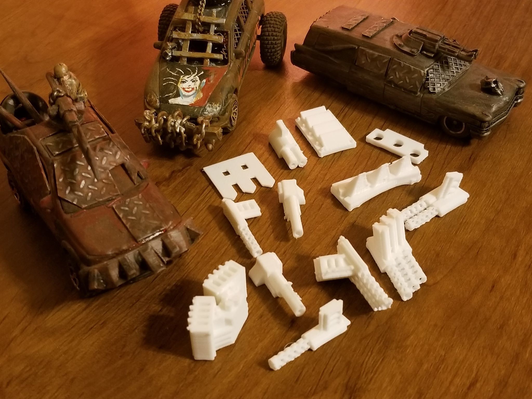 🎲 Gaslands Greebles #3 (Percussive Maintenance)・Free STL File for ・Cults
