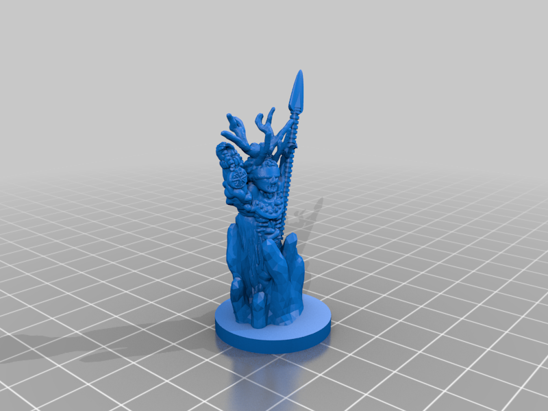 Archivo STL gratis Bruja del agua de la momia de la ciénaga 🎲 ・Diseño ...