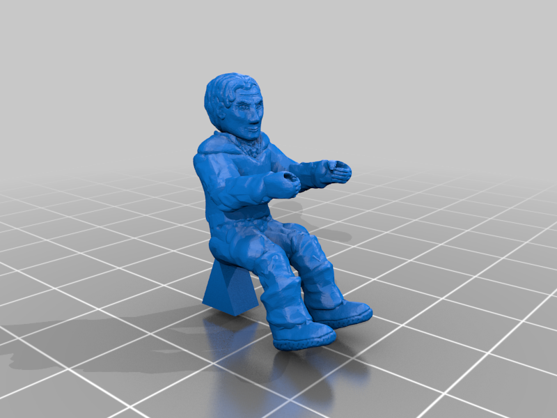 🖖 28mm Sitting Figures・Free STL File for ・Cults