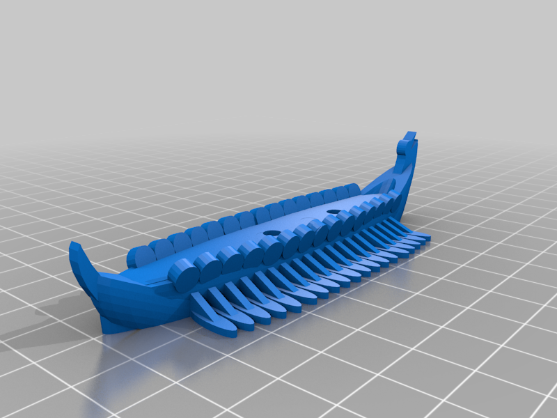 ⛵ Viking Long Ships for Ortus Novae: Trireme・Free STL File for ・Cults