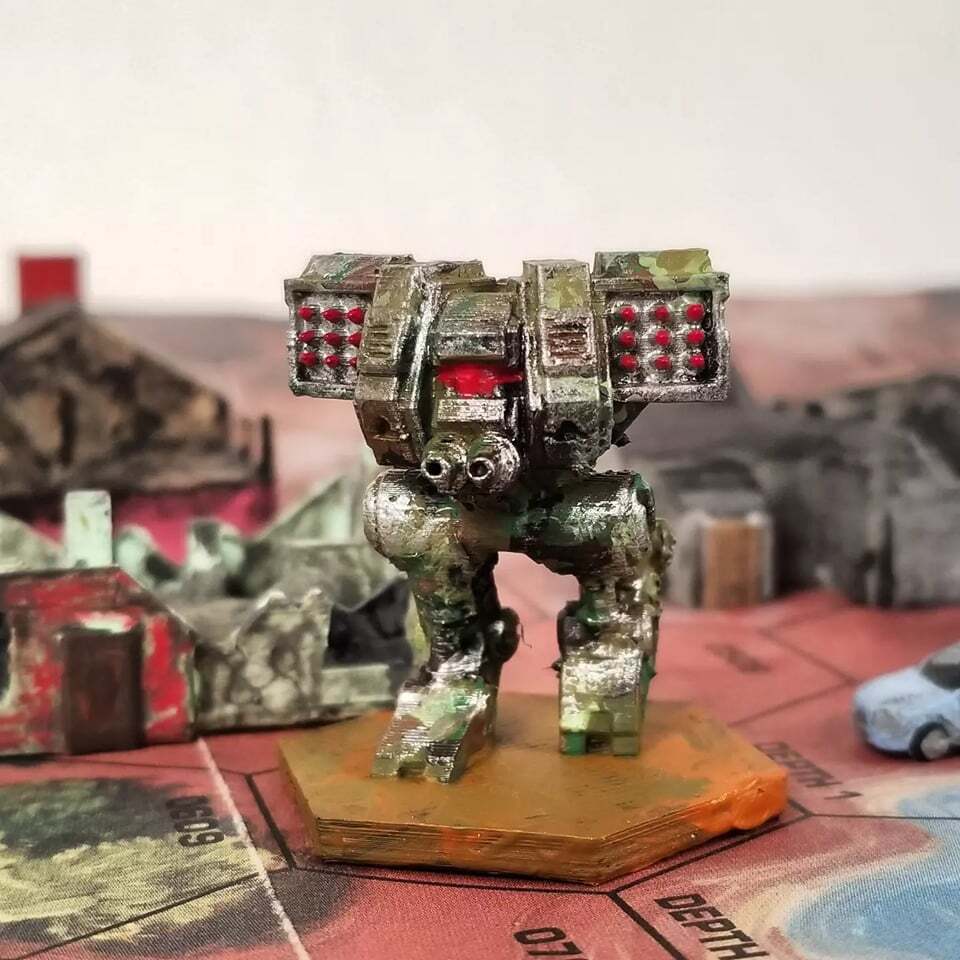 3D printed CN-20 Chinchilla Mecha・Cults