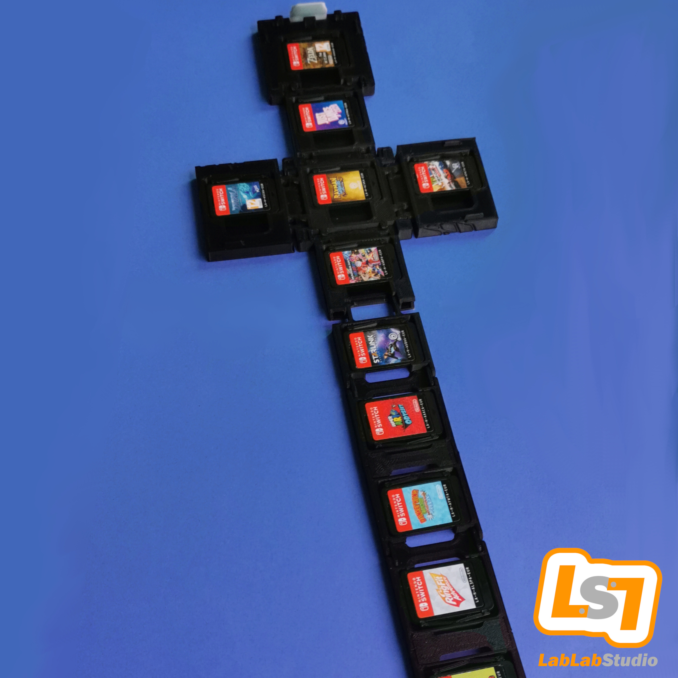 🃏 12 in 1 Storage cube for Nintendo Switch game cartridges and MicroSD cards・ 3D File for 3D ...