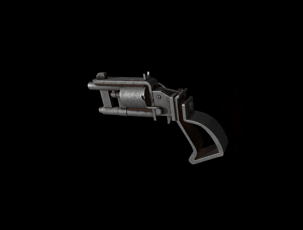 STL-Datei Pipe Revolver Pistol FO4 kostenlos 🔫 (OBJ)・Vorlage für 3D ...