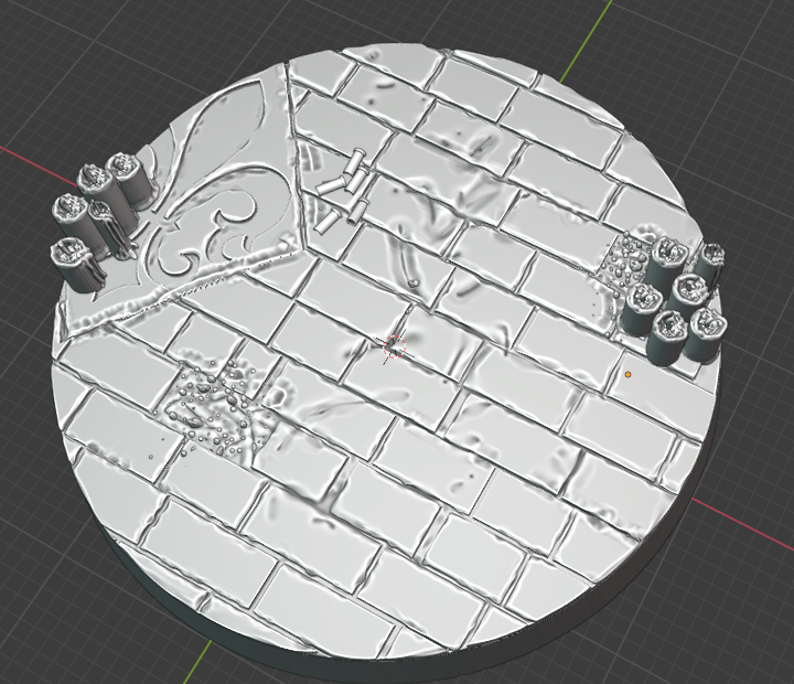 🎲 Gothic bases total 79 bases・ STL File for 3D printing・Cults