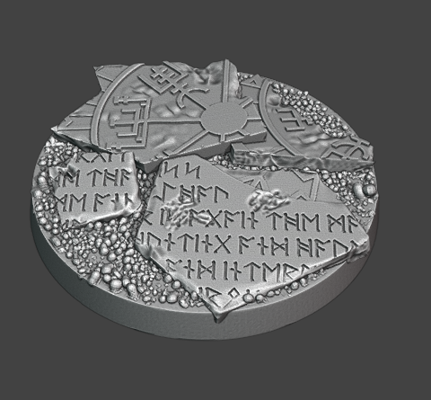 🎲 Rune / Thor bases・ STL File for ・Cults