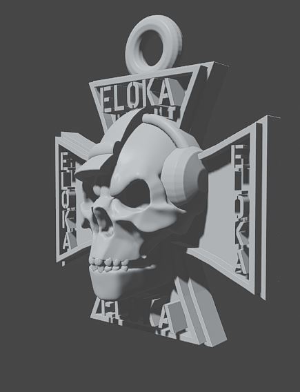 STL file Iron Cross Eisernes Kreuz Soldier Soldat Skull EloKa / Ger ...