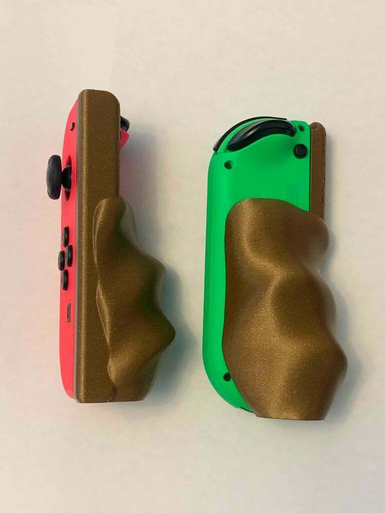 🎮 Ergonomic Joy-Con Grips・Free STL File for ・Cults