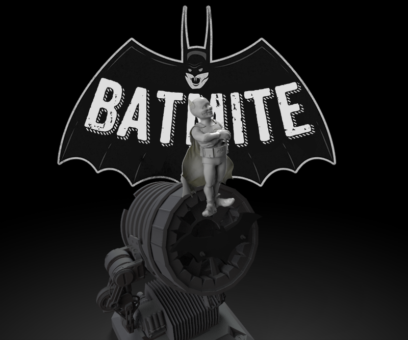 🧞‍♂️ The batmite・Free STL File for ・Cults