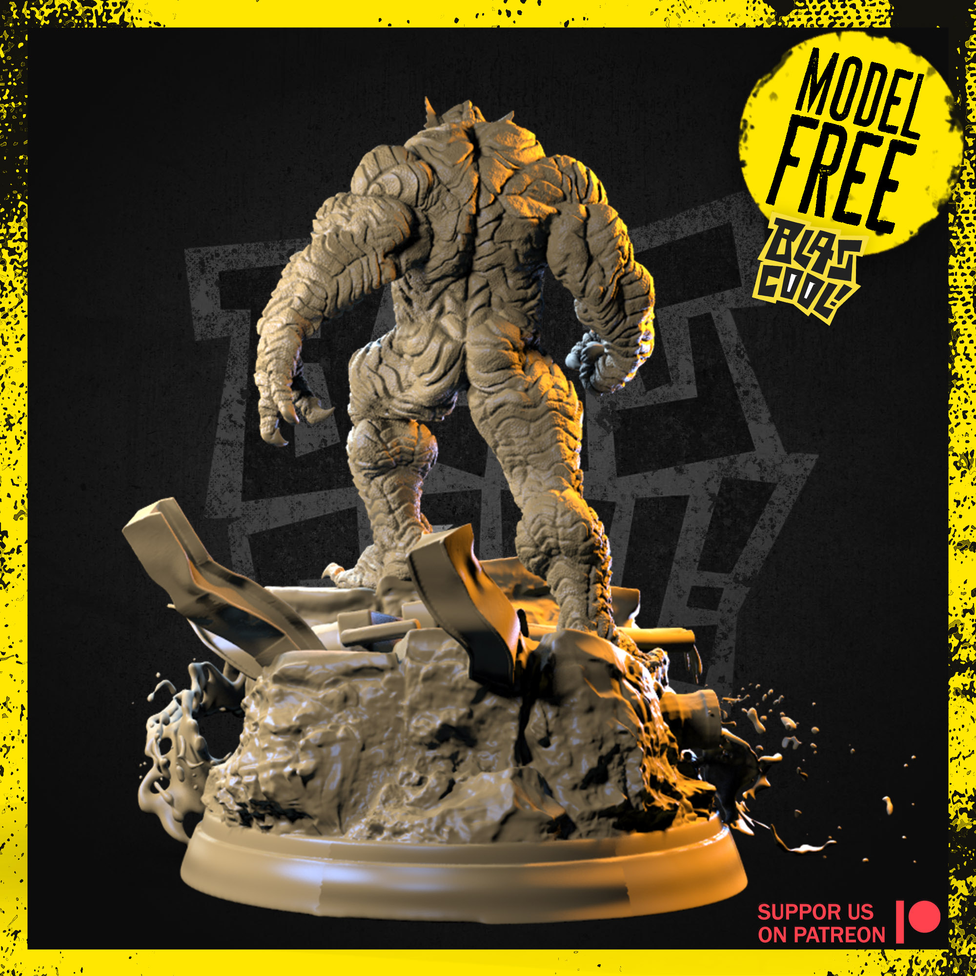 👾 The Abomination・Free STL File for ・Cults