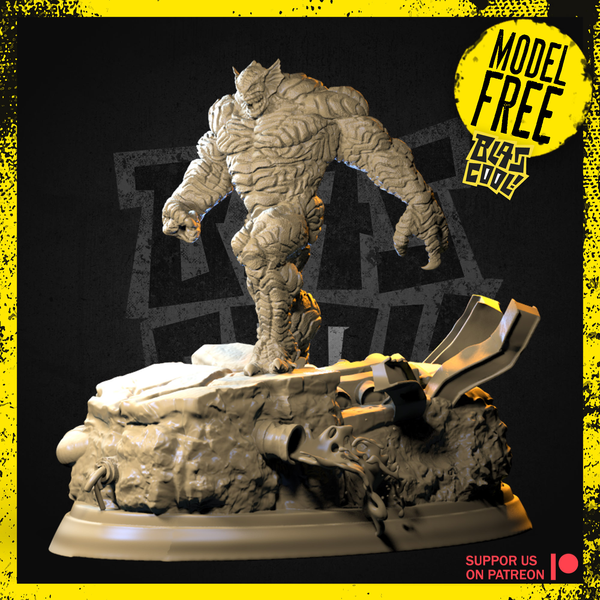 👾 The Abomination・Free STL File for ・Cults