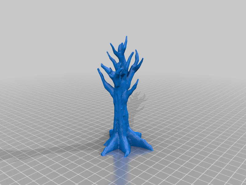 🎲 Fantasy - Blasted Trees・Free STL File for ・Cults