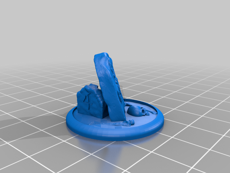 🎲 Objective Markers - Gravestones for Fantasy games・Free STL File for ...