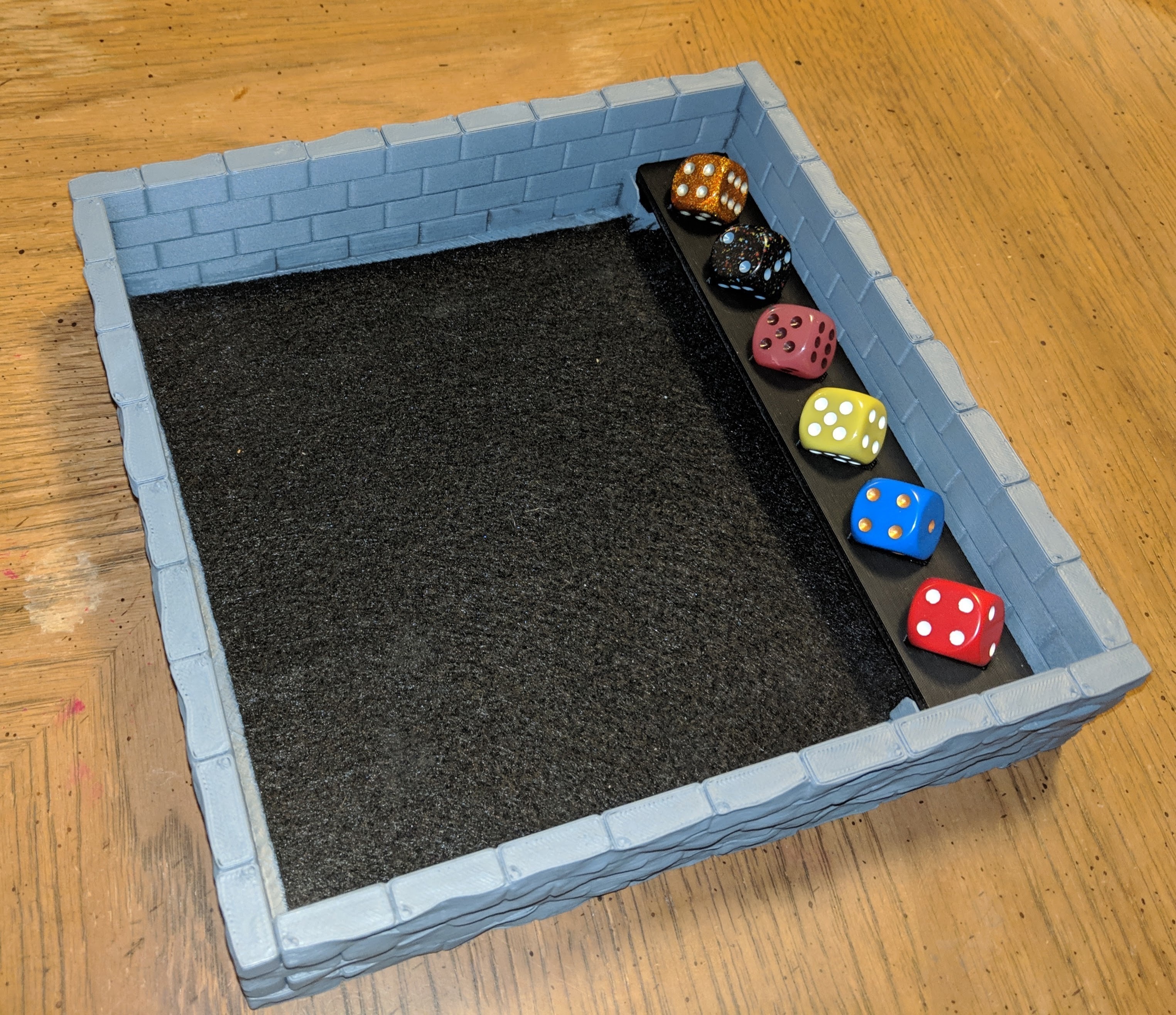 Free STL file Castle Wall Dice Tray with removable Dice Rack 🏰 ・3D ...