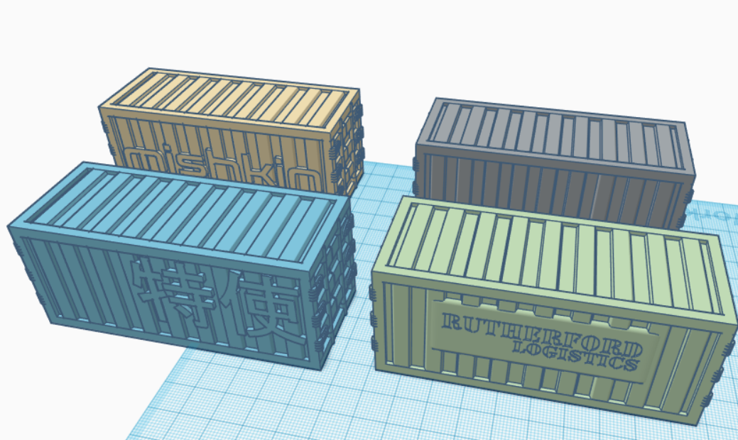 🦸 Gaslands - Shipping Containers・Free STL File for ・Cults