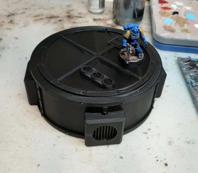 3D print Refinery tanker modular for 40k tabletop・Cults