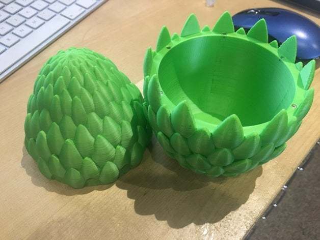 🐉 Dragon Egg・Free STL File for ・Cults