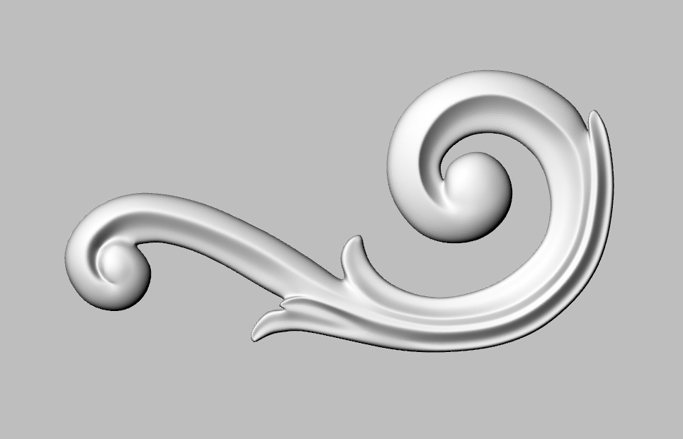 Fichier STL Volute Ornement platre ou decoration 🏛️ ・Modèle à imprimer ...