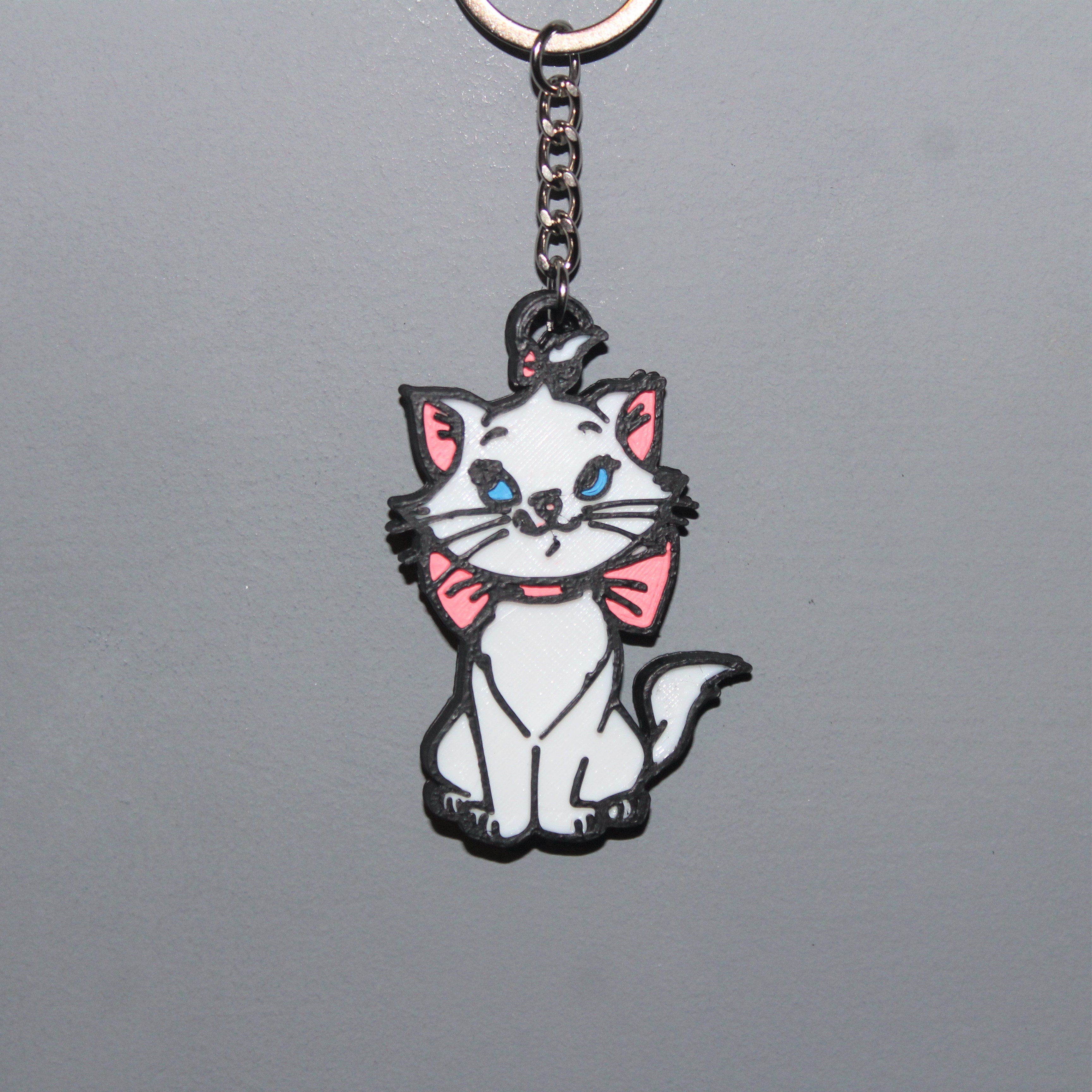 🗝️ 5 Keychain Disney Marie Aristocats・ STL File for 3D printing・Cults