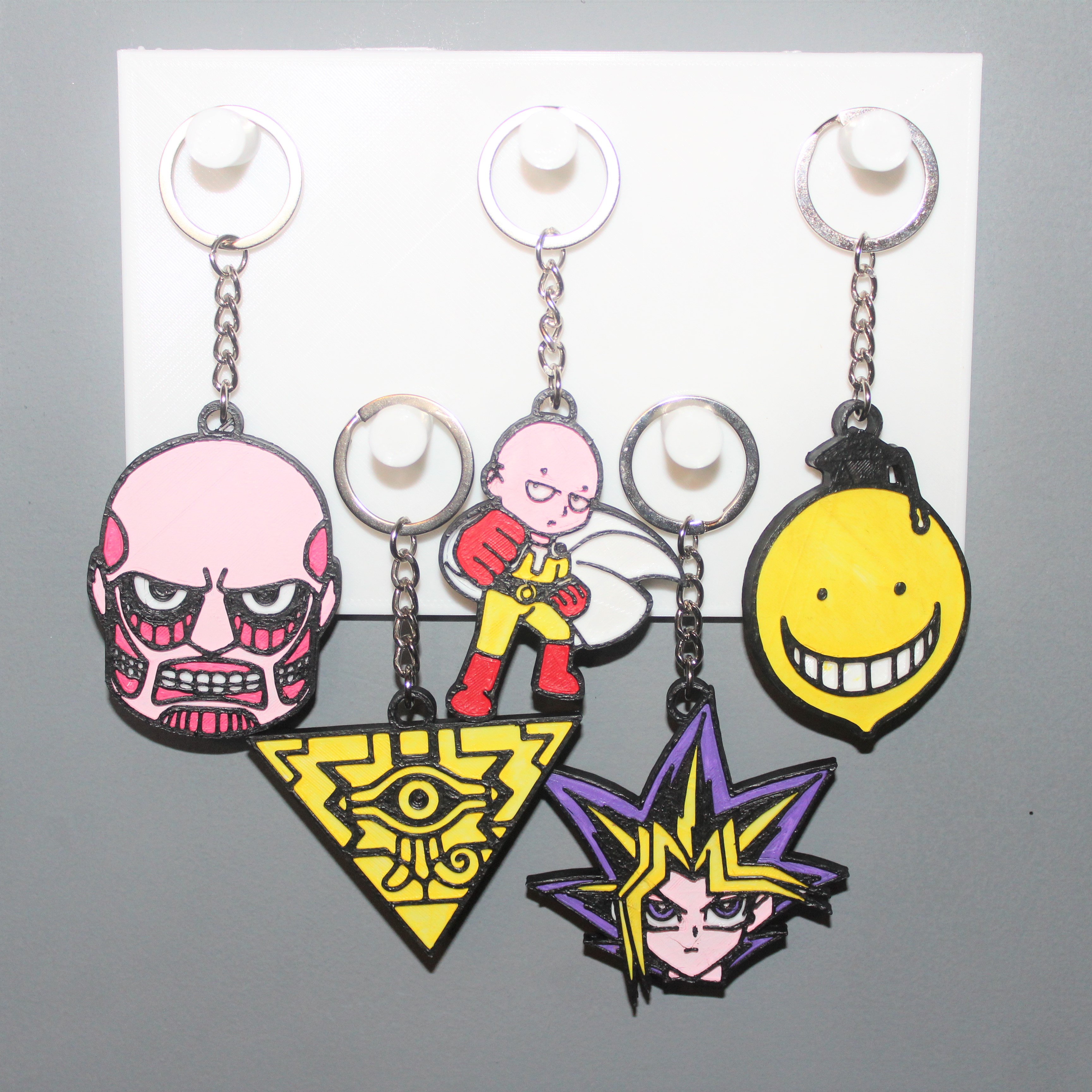 3D file 50 Keychains Manga Anime #5 💬 ・3D printing design to download・Cults