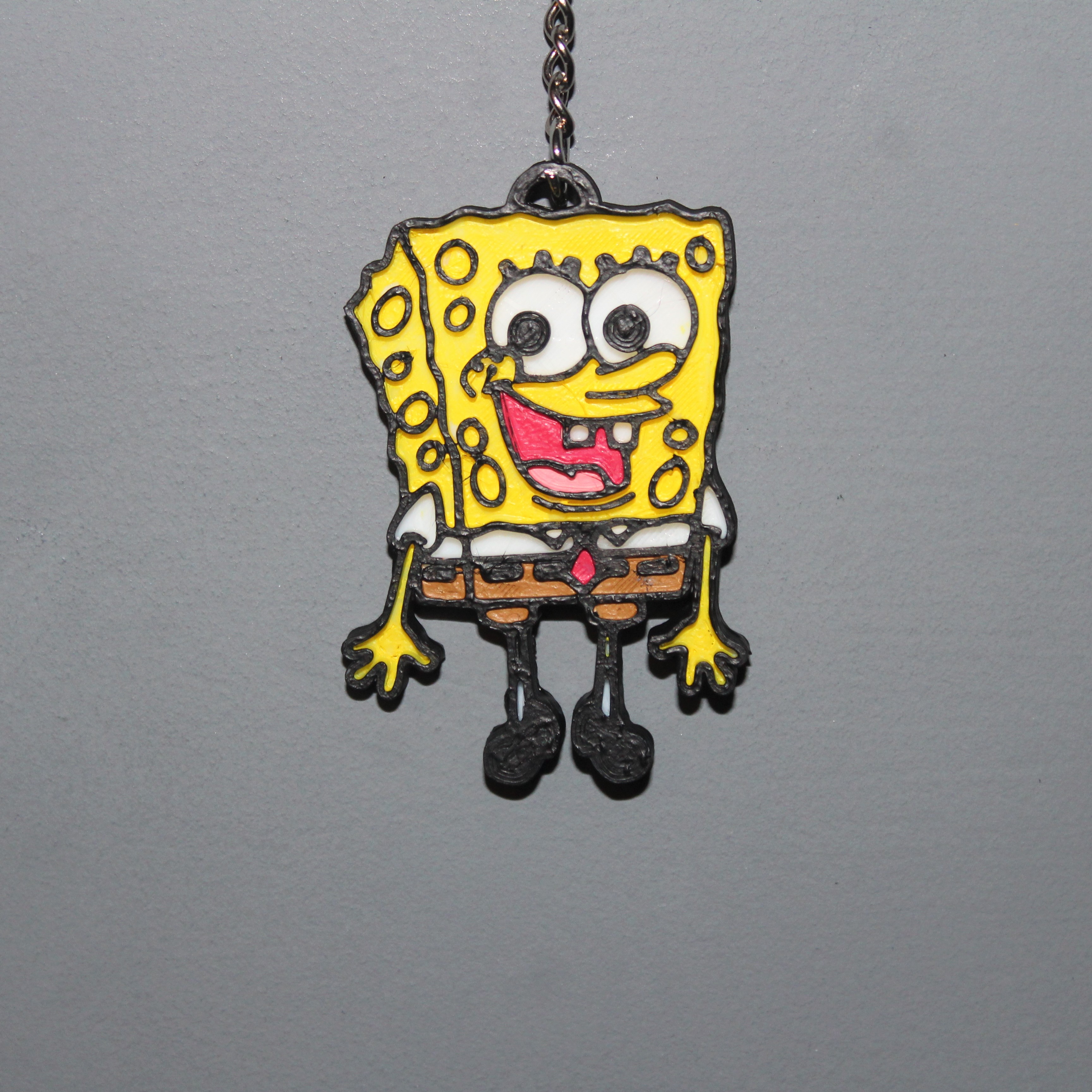 🗝️ 5 Keychain SpongeBob・ STL File for 3D printing・Cults