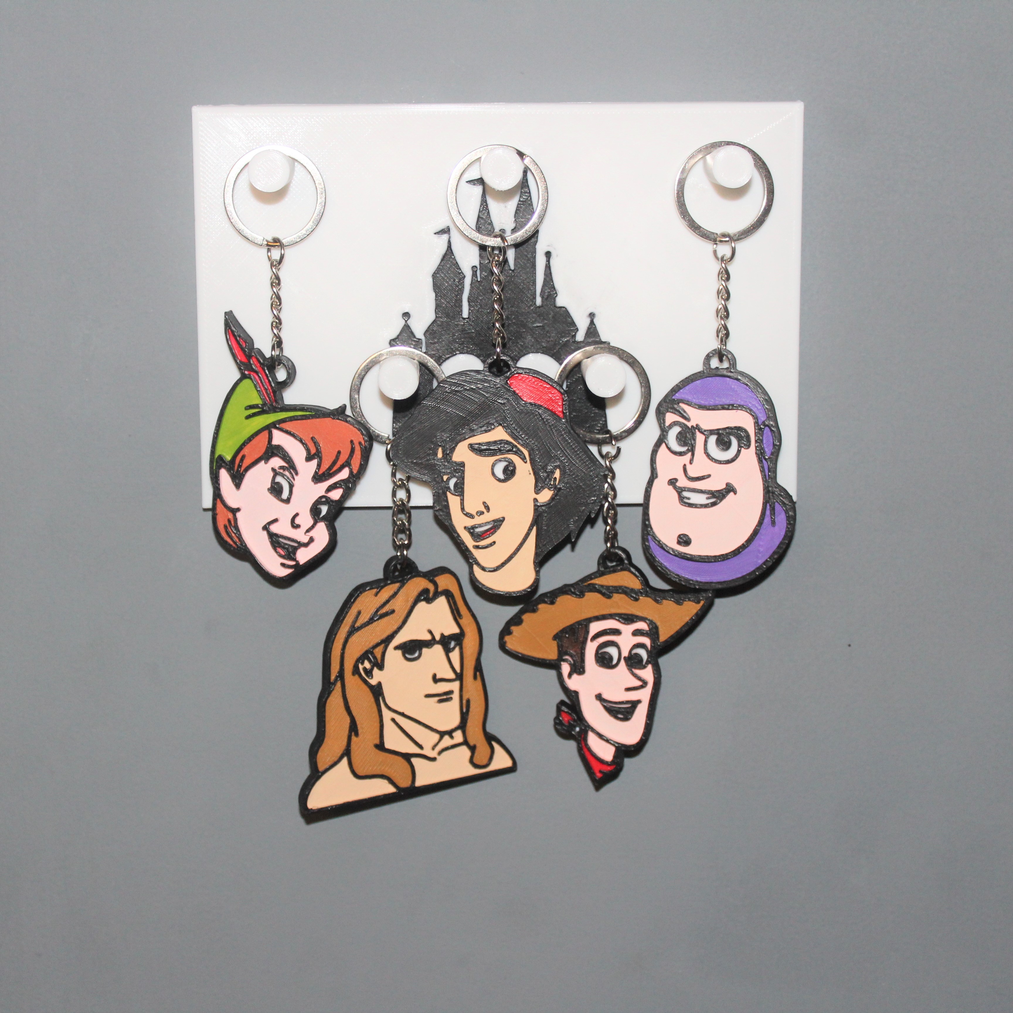🗝️ 50 Disney Keychains #3・ 3D File for 3D printing・Cults