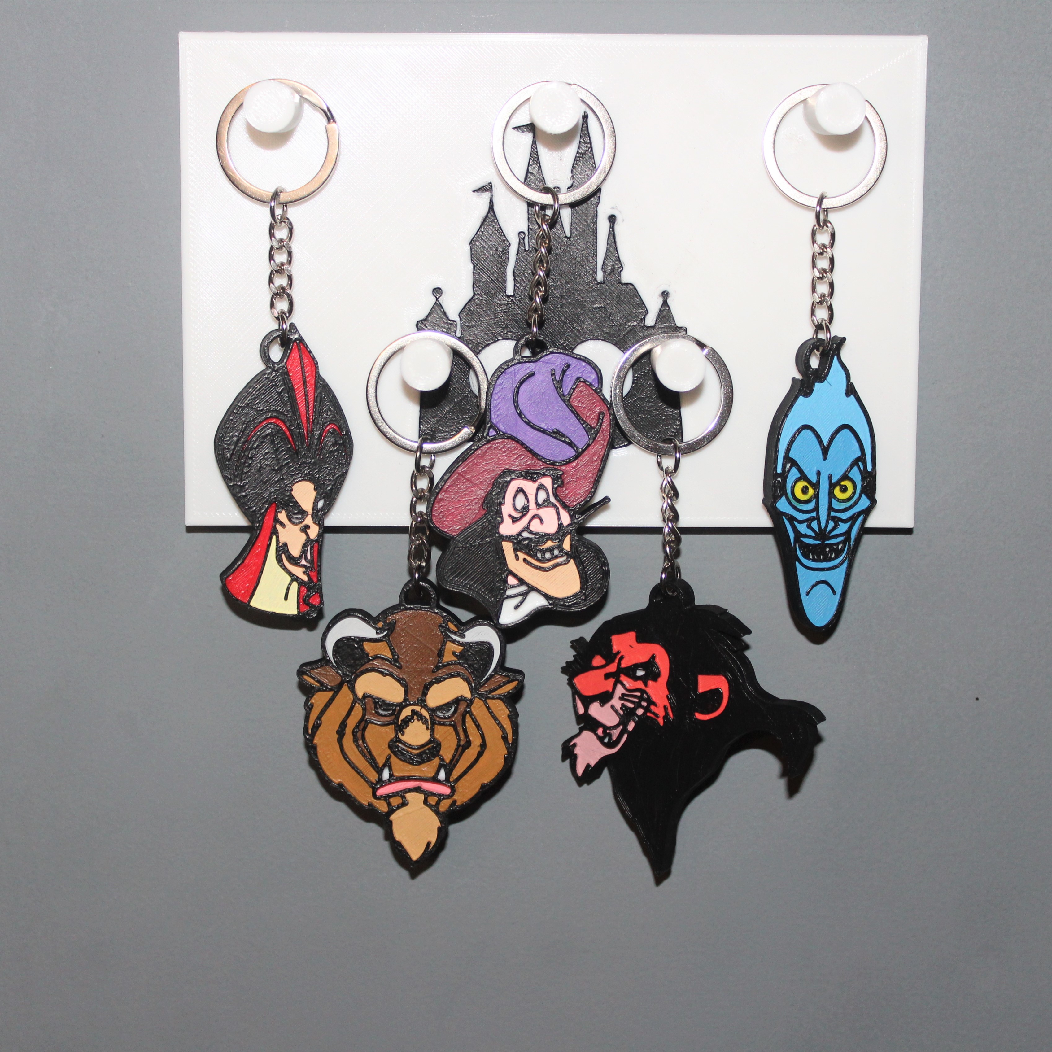 🗝️ 50 Disney Keychains #3・ 3D File for 3D printing・Cults
