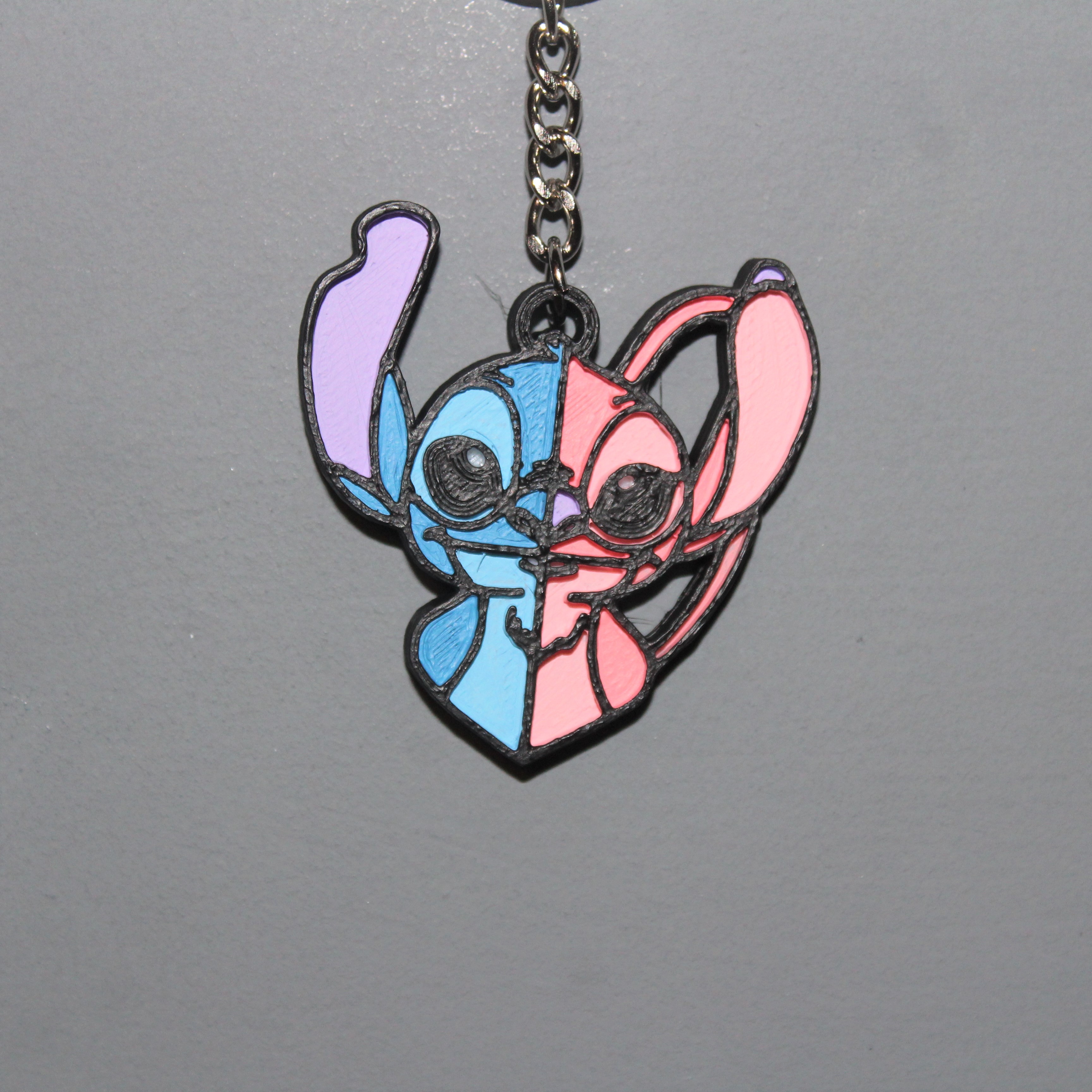 🗝️ 5 Keychain Disney Stitch・ STL File for 3D printing・Cults