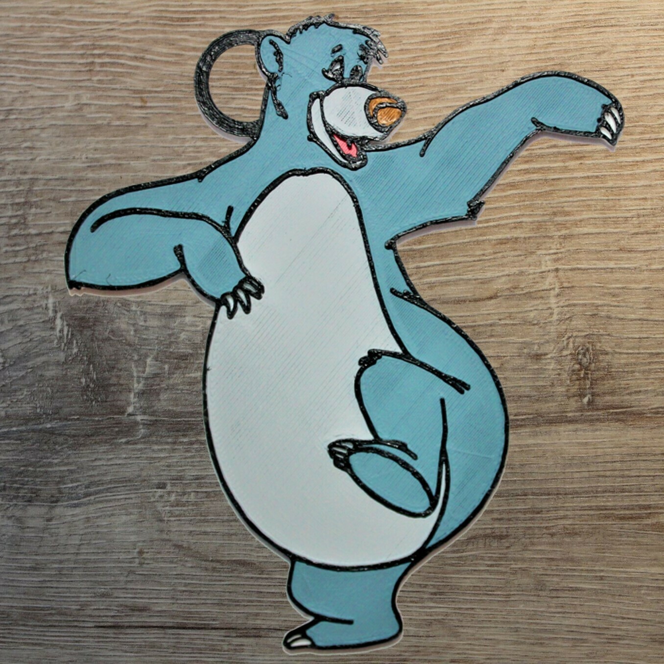 Archivo STL Juego de 5 adornos del Libro de la Selva de Disney 🐾・Objeto ...