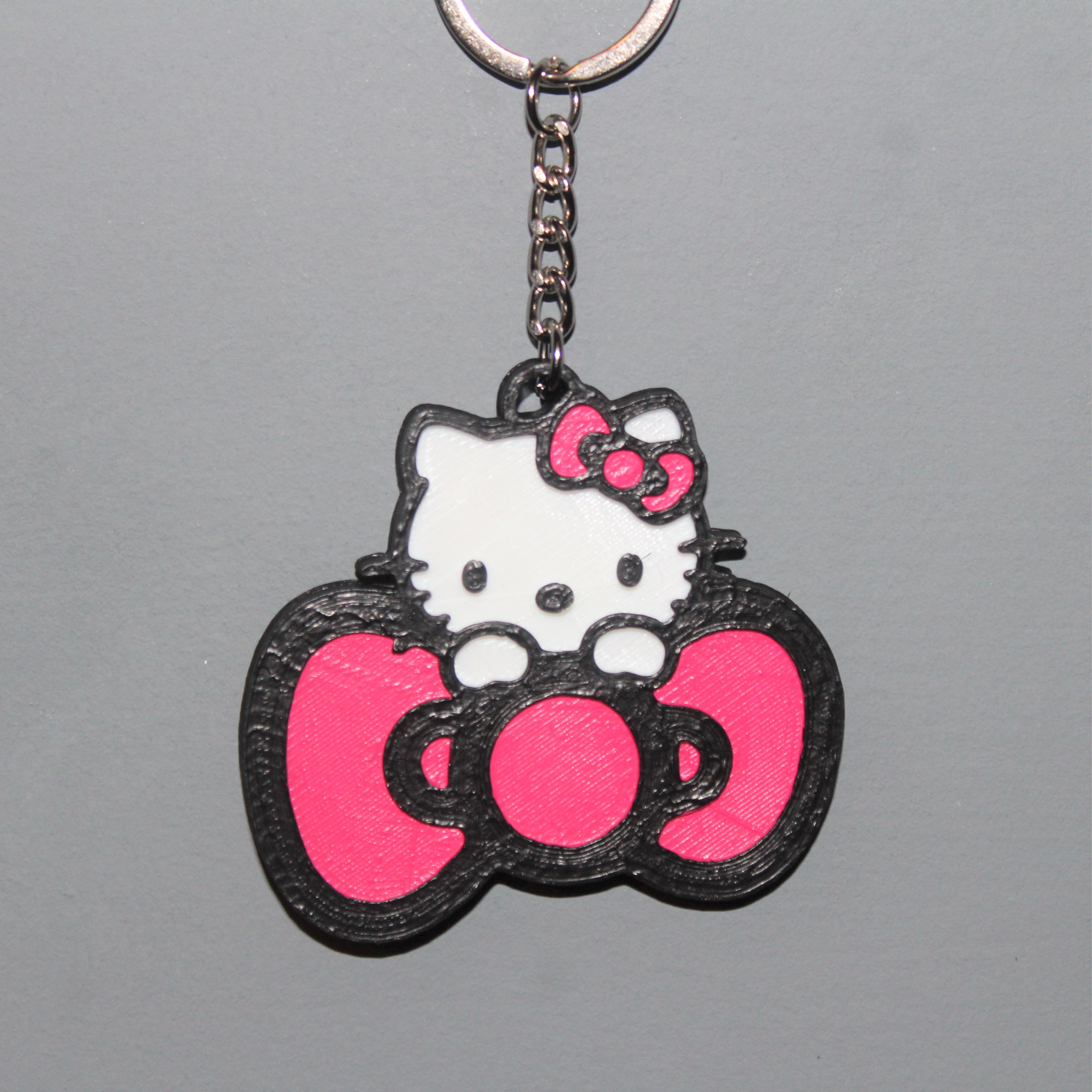 👋 5 Hello kitty keychain・ STL File for 3D printing・Cults