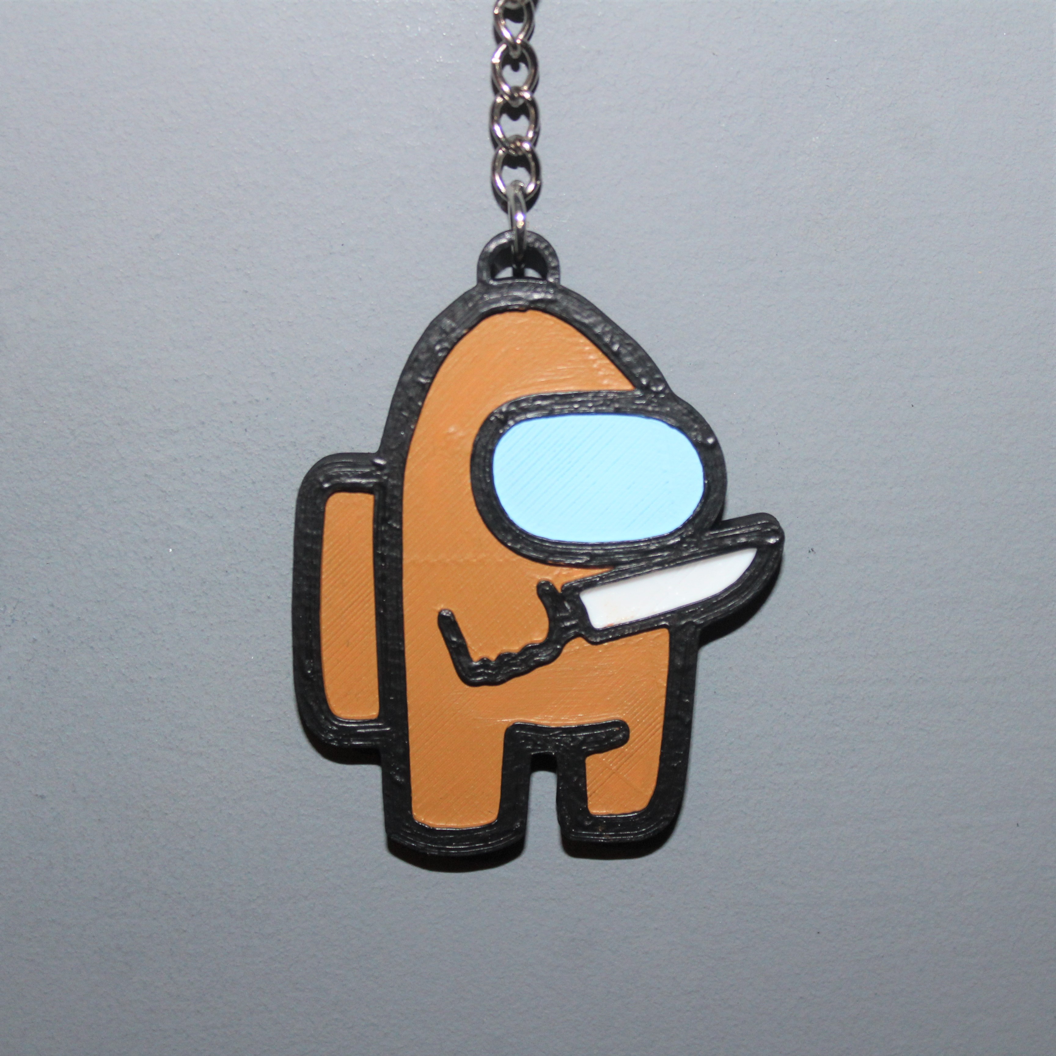 STL file 5 Keychain Among us 🗝️ ・3D printer model to download・Cults