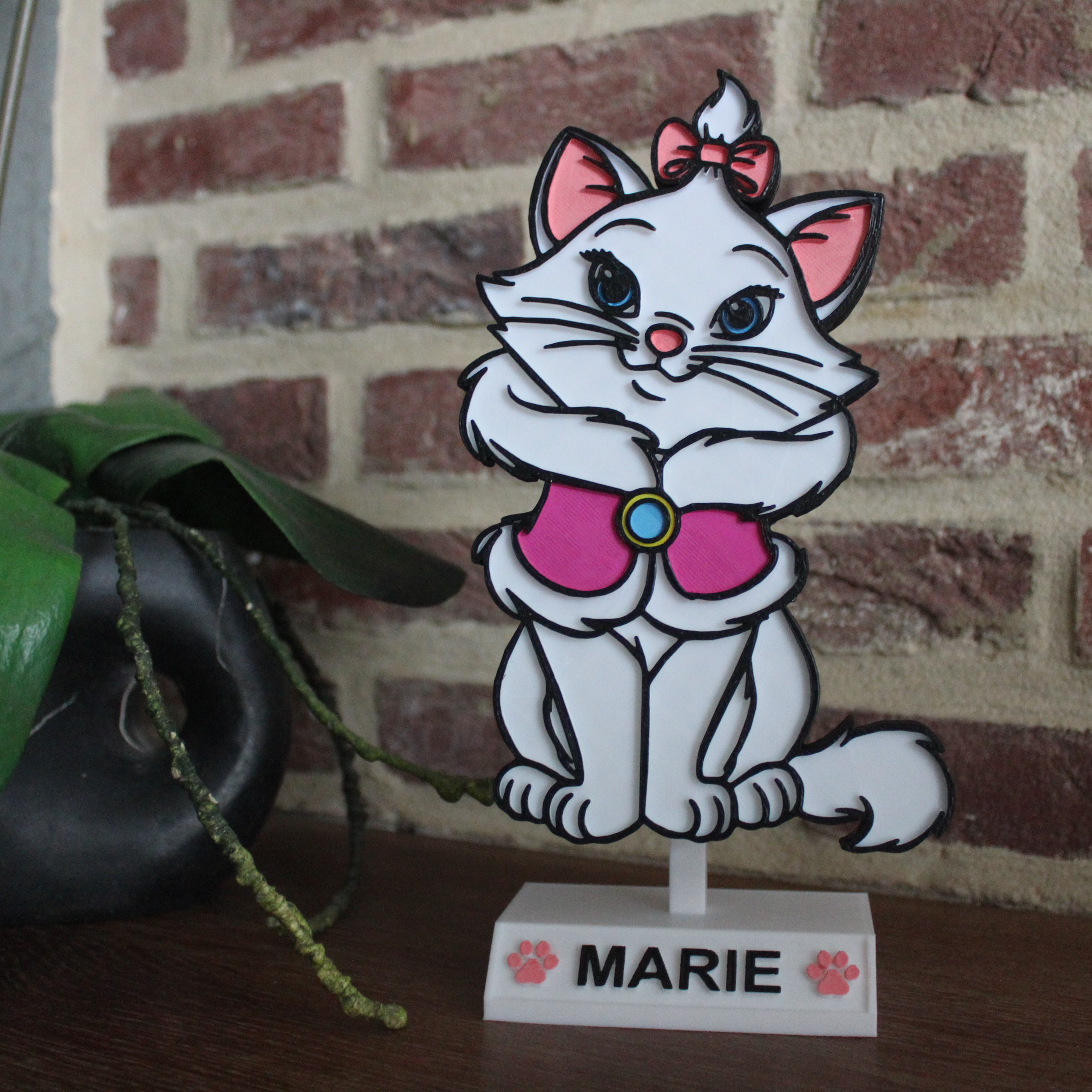STL file STAND MARIE PLAQUE DECORATION 🎨 ・3D print model to download・Cults